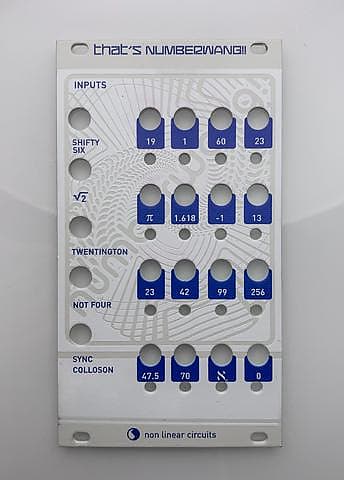 nlc1046 numberwang, white magpie version | synthCube kit | Reverb