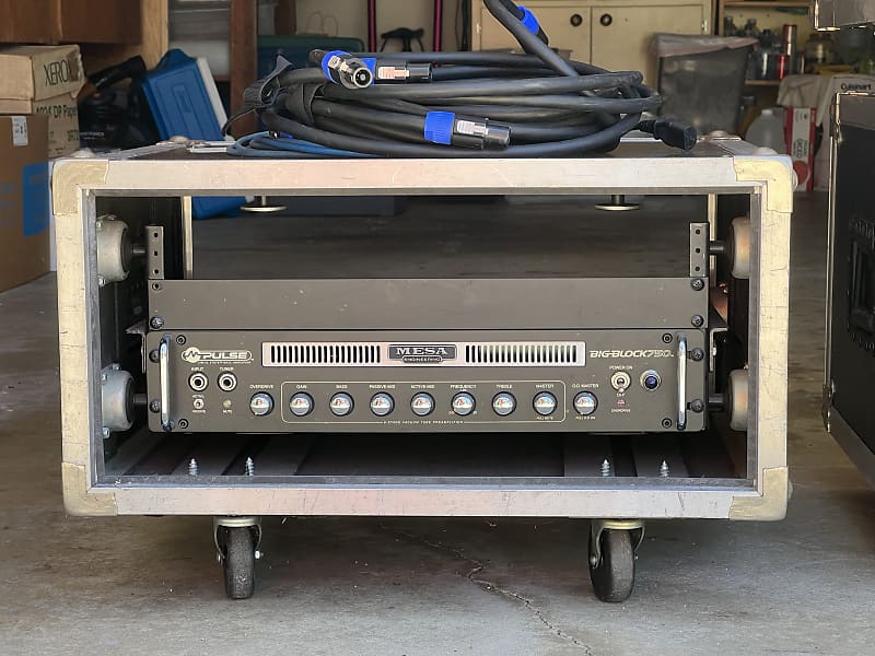 Mesa Boogie Big Block 750 Rack Mount Mid 90's In SUS-4 case | Reverb