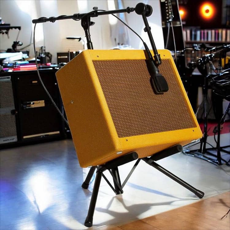 On-Stage RS7501 Tiltback Guitar Combo Amp Stand w/ Mic Boom | Reverb
