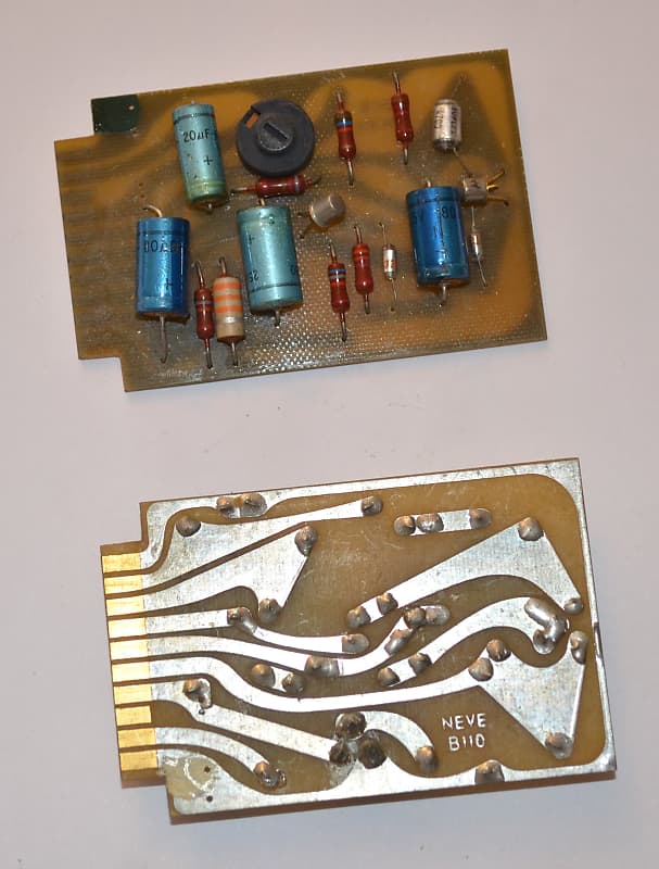 (2) Neve b110 amplifier cards 70s | Reverb