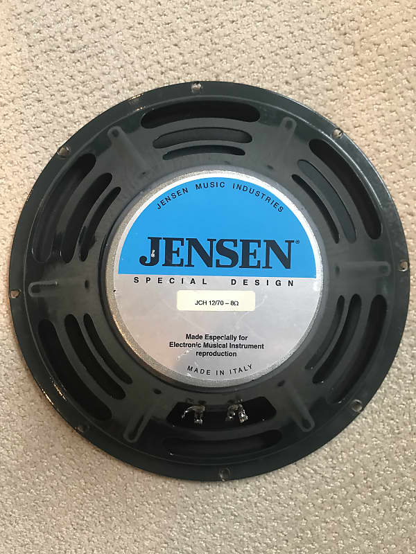 Jensen JCH 12/70, 8 ohm 12 inch speaker Green | Reverb