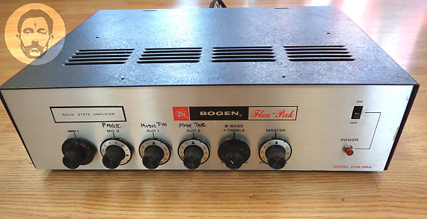 Bogen Flex-Pak CHS-35a Solid State 35 watt Amplifier w/ | Reverb