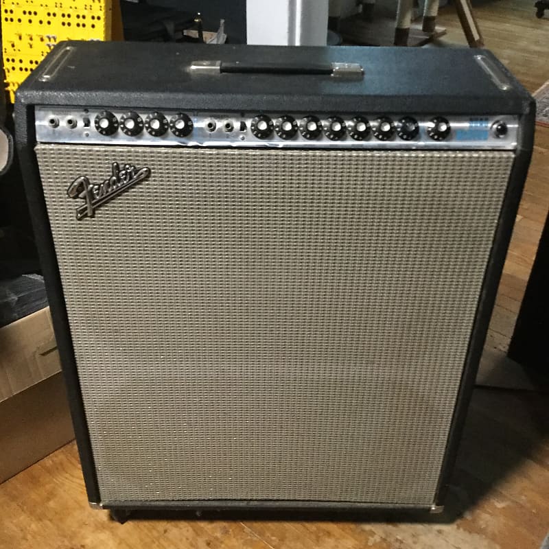 1972 Fender Quad Reverb 4x12" Vintage Combo Amp w/ Vibrato, | Reverb