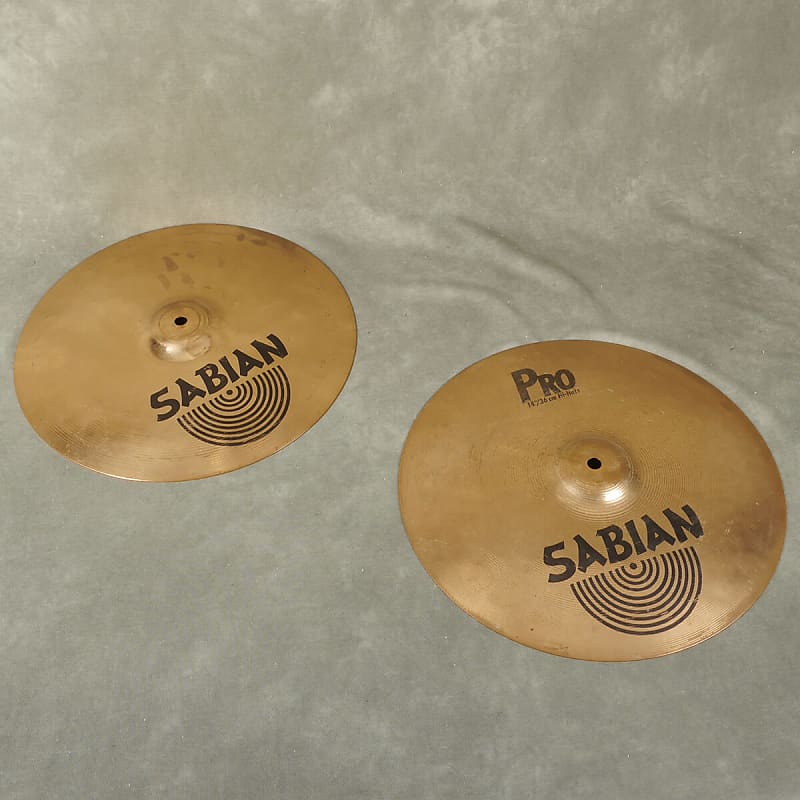 Sabian Pro 14 inch Hi Hats - 2nd Hand | Reverb