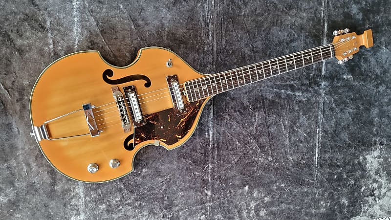 Teisco 1960's - Tangerine Burst - Viola - upgraded | Reverb Canada
