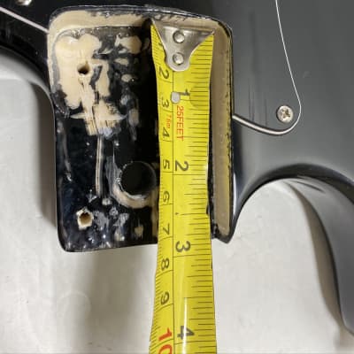 Loaded replacement strat style electric guitar body SSS Black | Reverb