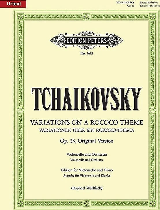 Variations on a Rococo Theme Op. 33 (Original Version, Ed. | Reverb