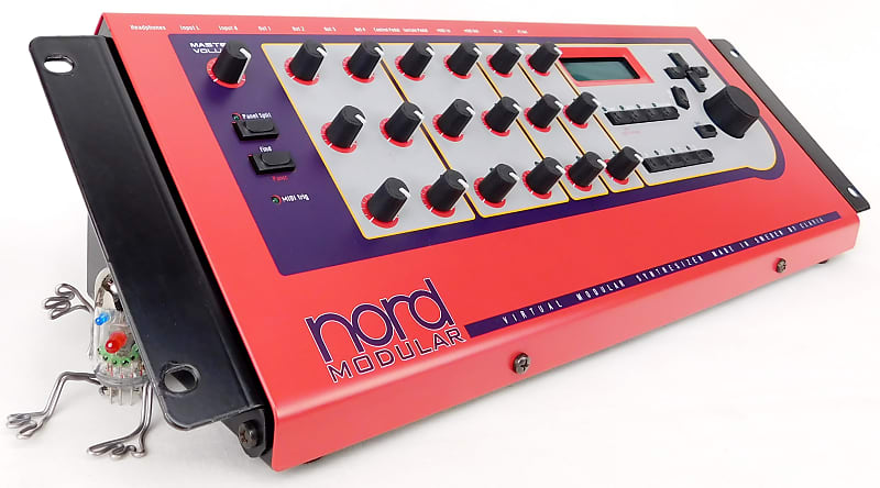 Clavia Nord Modular Rack DSP Synthesizer +Rackears +Top | Reverb