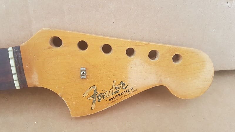 1966 FENDER MUSICMASTER II NECK Made in USA 22.5"" SCALES | Reverb