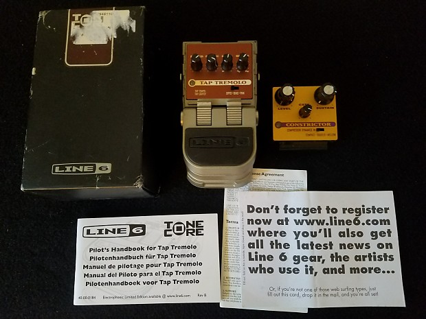 Line 6 Tap Tremolo W/ Additional Constrictor Module | Reverb