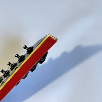 1986-87 Charvel Jackson Model 6 Neck Thru Ferrari Red 6 | Reverb