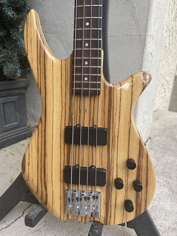 2000s Lado Matrix II Bass - Made in Canada - Zebrawood | Reverb Canada
