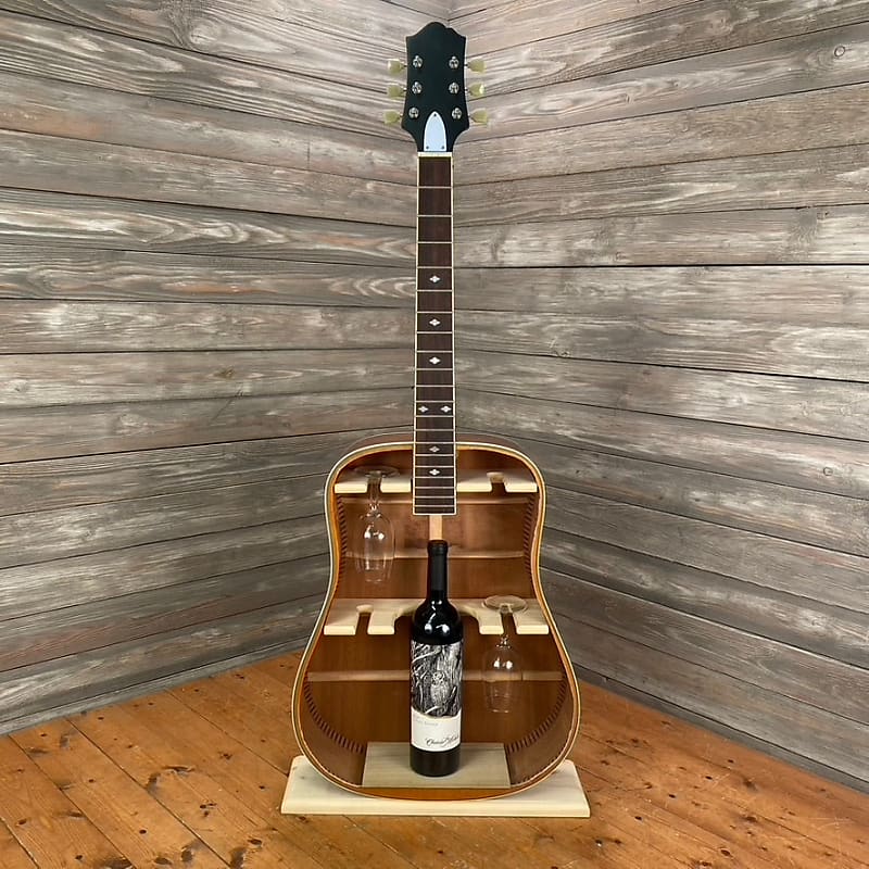 Franklin Guitar Works Custom Acoustic Guitar Wine Rack Guitar | Reverb