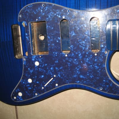 Jackson Performer PS7 Guitar Body Japan w/New Blue Neck~Blue | Reverb