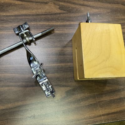 Toca Mountable Wood Block w/LP Clamp on Mount | Reverb