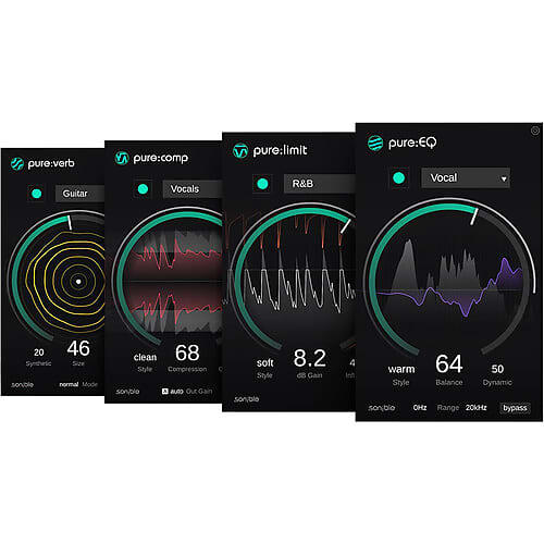 Sonible pure:bundle AI-Powered EQ, Reverb, Compression, | Reverb UK