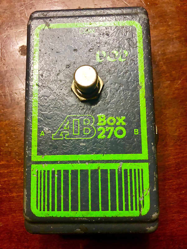 Dod Vintage AB Box selector pedal switch 1970's grey gray | Reverb