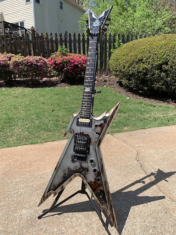 Dean USA Razorback Rust Dimebag Darrell Tribute Electric | Reverb