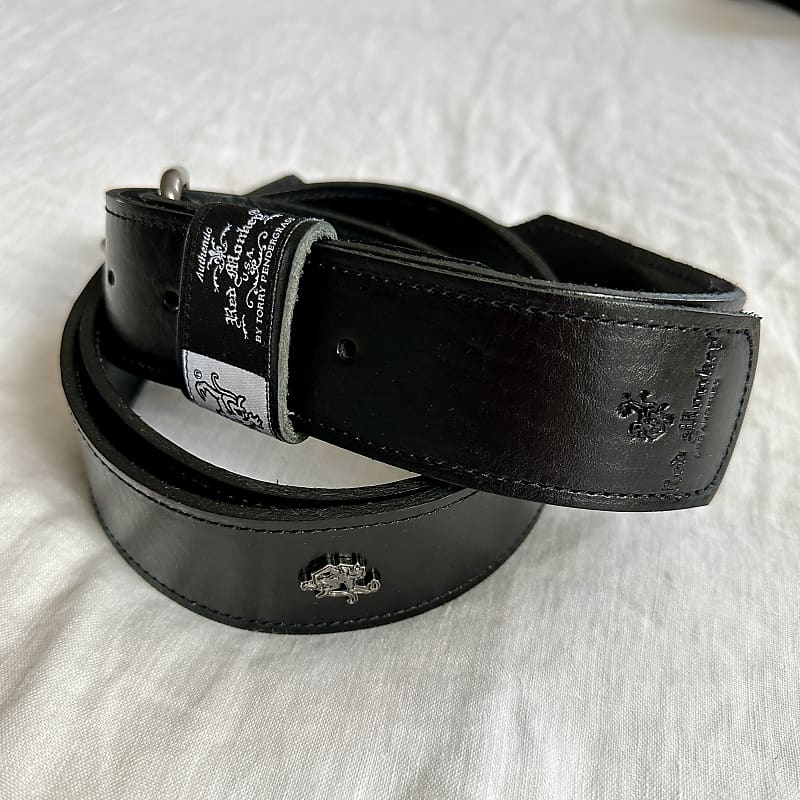 Red Monkey Designs Classic 1¾" Strap Black Leather Antique | Reverb