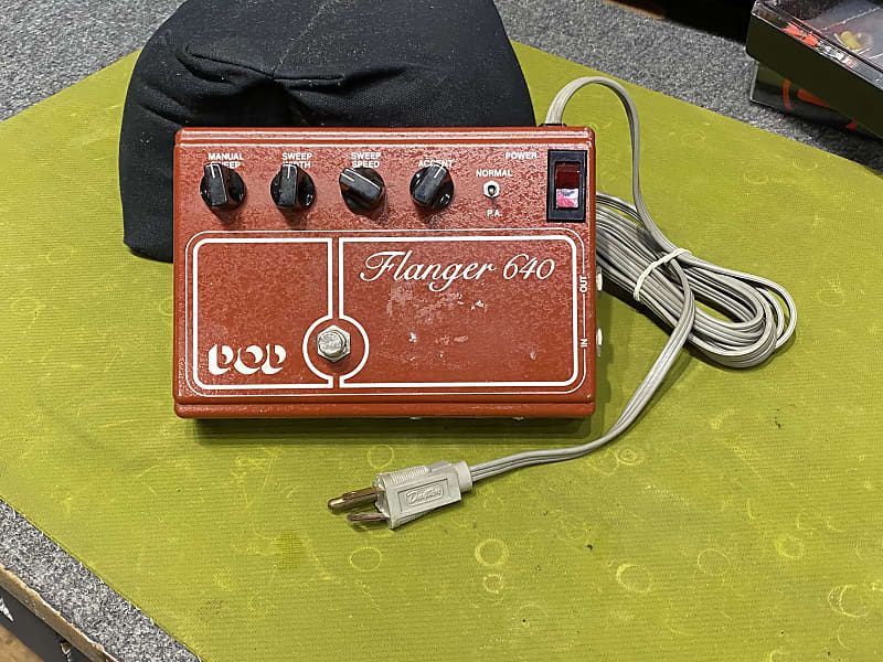 Vintage 1970's DOD Flanger 640 - Script Orange | Reverb