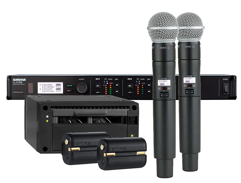 Mint Shure ULXD24D/SM58-G50-SHU ULXD Dual-Channel Handheld | Reverb