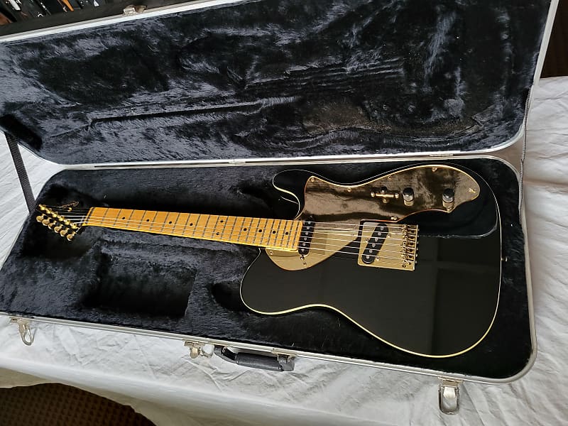 Chandler Black Telecaster Model Electric Guitar Circa 1990's | Reverb