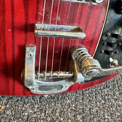 Kay? SG 3 Pickup Copy Cherry Red Electric Guitar | Reverb