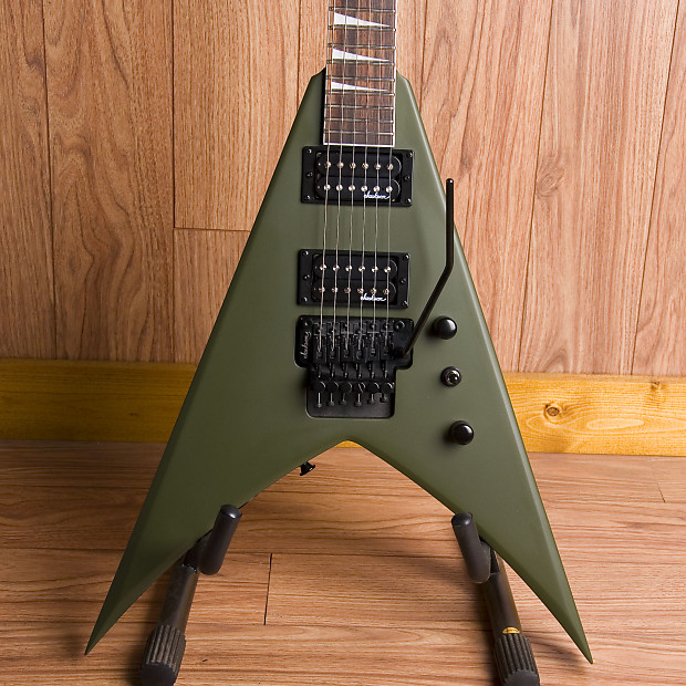 Jackson JS32 King V 2018 Olive Drab Green | Reverb
