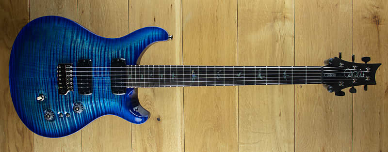 PRS Wood Library Custom 24-08 Faded Blue Jean Burst | Reverb UK
