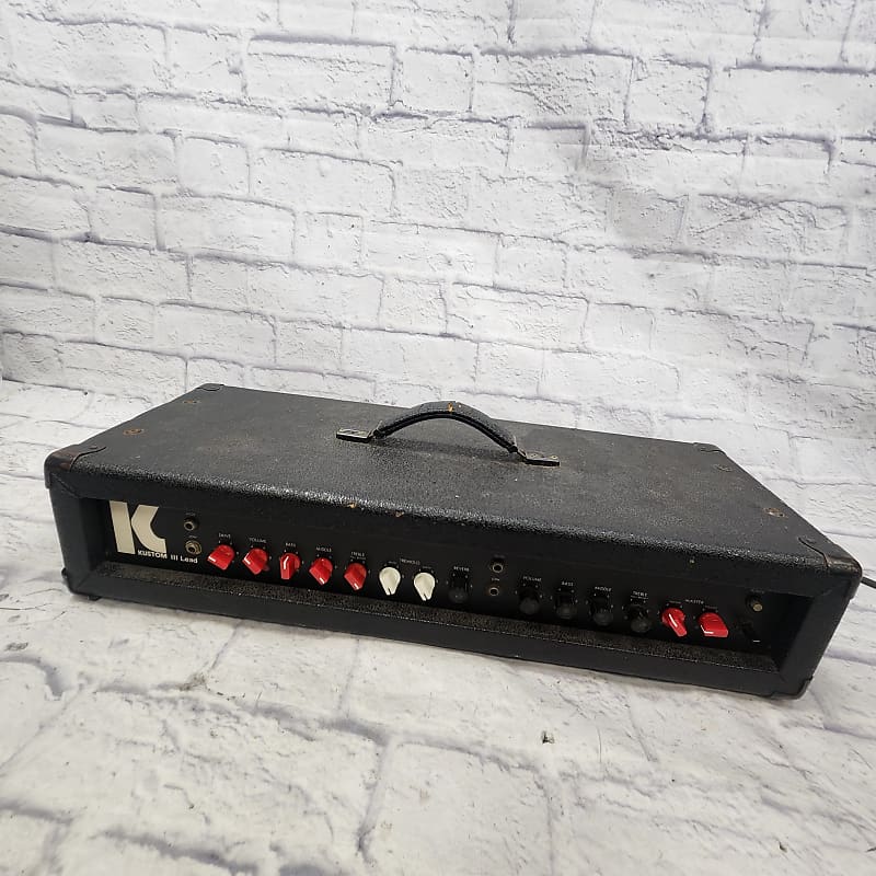 Kustom Lead 3 Guitar Head Reverb Out Guitar Amp Head | Reverb
