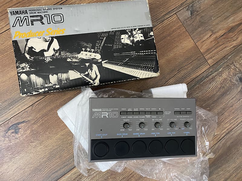 Vintage Yamaha MR10 Analog Drum Machine Tested And Working w/ | Reverb