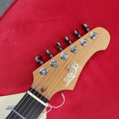 JET JJ-350 GR Offset Electric Guitar - Transparent Green | Reverb