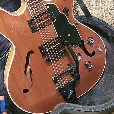 1974 Guild Starfire Natural w/ Gibson Hardshell Case | Reverb