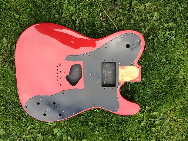 Fender Telecaster Custom 72 reissue Body Candy Apple Red | Reverb