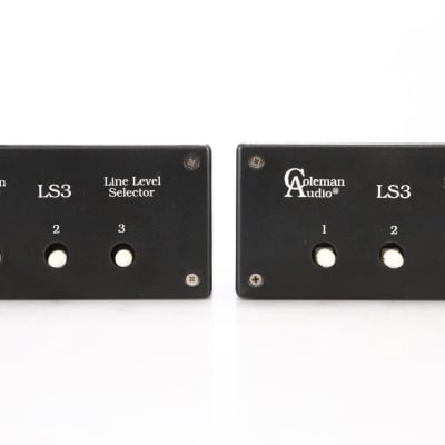 2 Coleman Audio LS3 Line Level Selectors & Rolls Promatch | Reverb