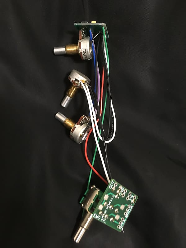 EMG BTS active bass preamp system | Reverb