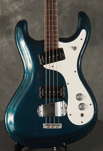 Mosrite Bass 1967 Blue Ink | Reverb