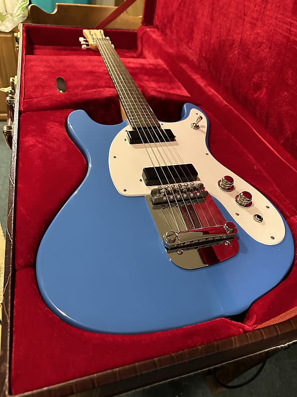 Hallmark Johnny Ramone signature Guitar Light Blue | Reverb