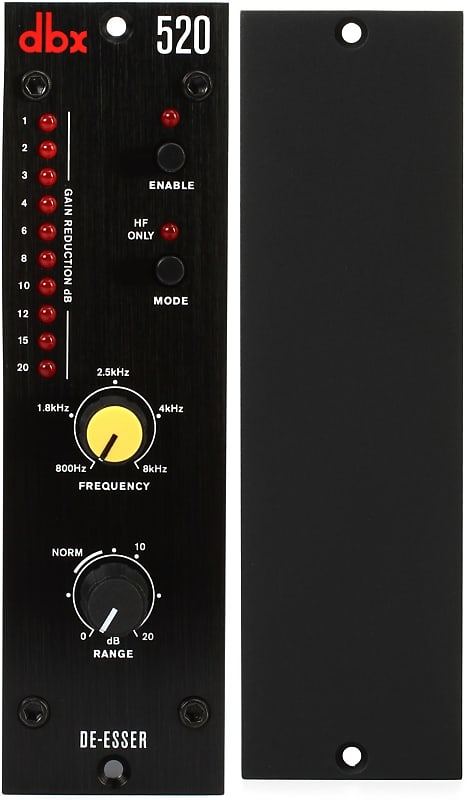 API 5B1 500 Series Blank 1-Slot Panel - Black Bundle with dbx | Reverb