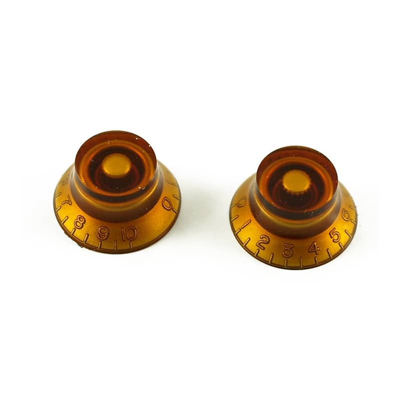 Metric Bell Knob Amber (Pair) | Reverb