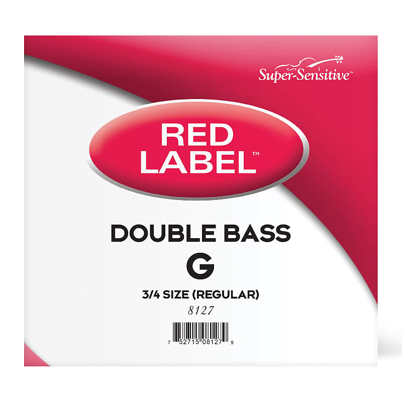 Red Label Bass G Single String 3/4 Regular | Reverb
