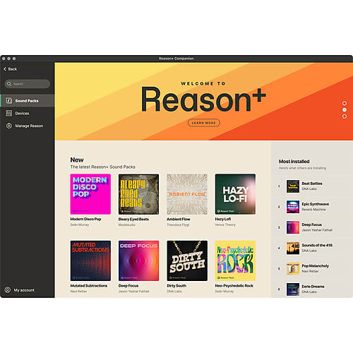 Reason Studios Reason+ 1-Year Prepaid Subscription | Reverb UK
