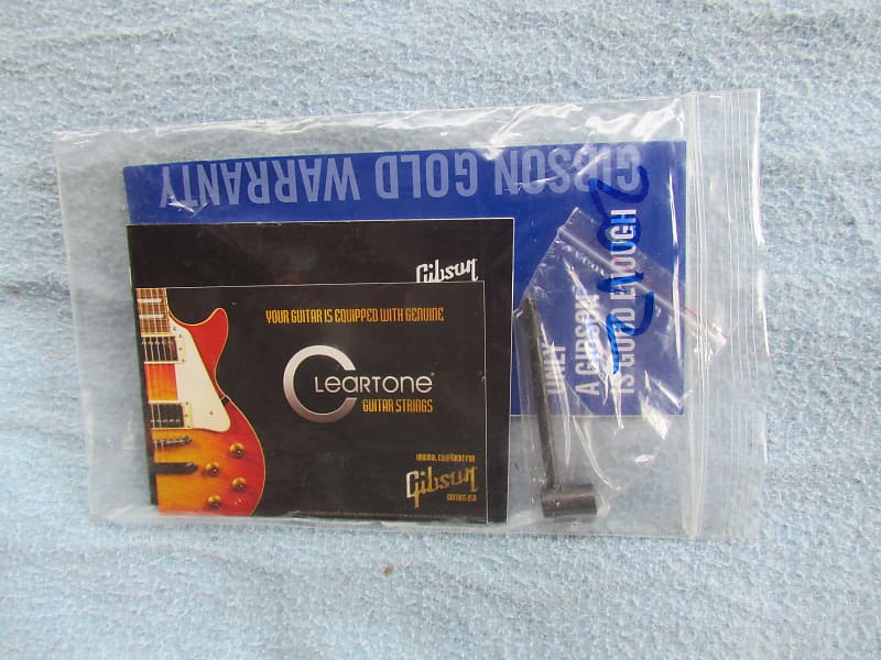 2012 Gibson Solid Body Guitar Owners Packet W/Owners Manual, | Reverb