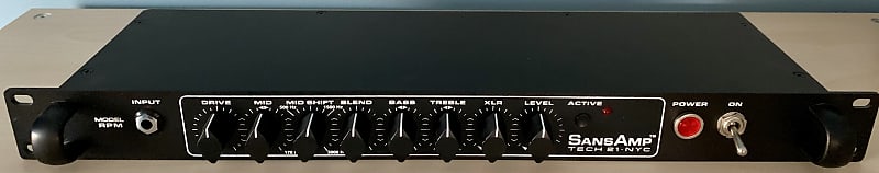 Tech 21 SansAmp RPM Rackmount Bass Preamp | Reverb