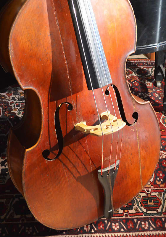 Hofner Upright Bass Made in Germany Georg Anton Schuster | Reverb