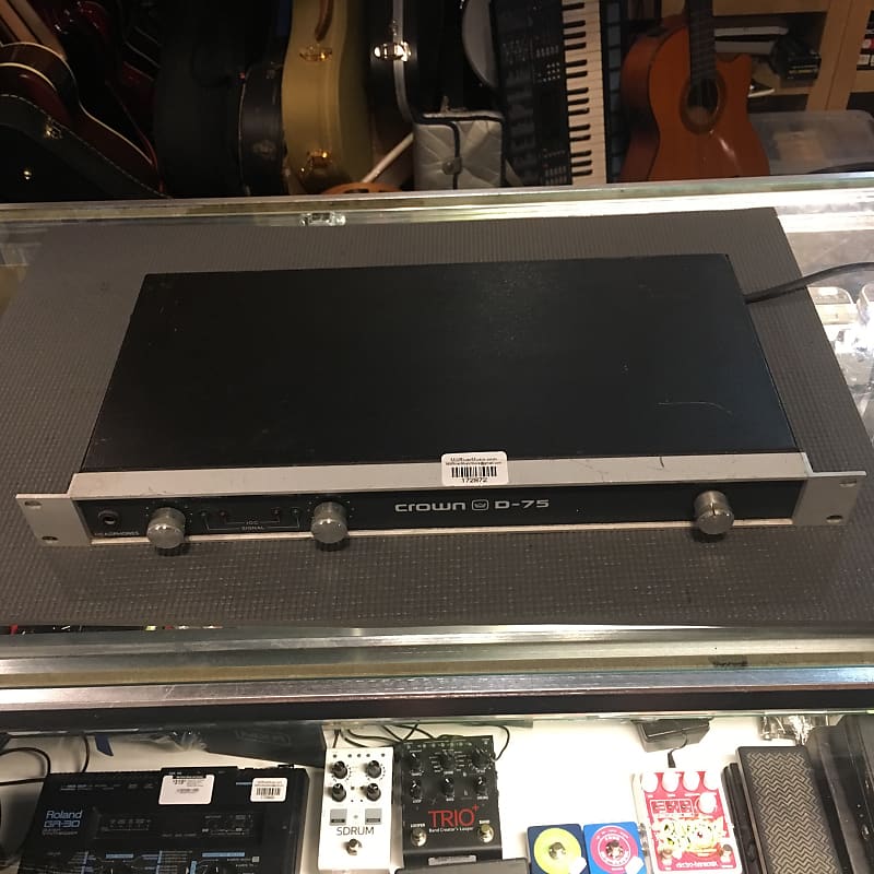 Crown D-75 2-Channel Vintage Power Amplifier Stereo Rack | Reverb UK