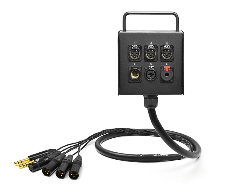 6-Channel Studio Wall Box / Stage Box | Mogami 2932 & Neutrik | Reverb