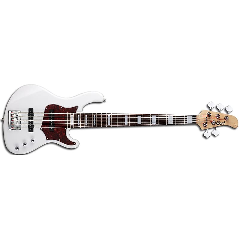 Cort GB35J White 5 String Electric Bass | Reverb