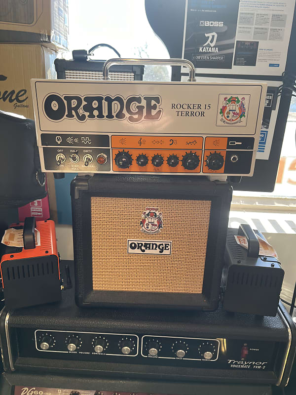 Orange rocker 15 terror + orange mini cab Rocker 15 | Reverb Canada