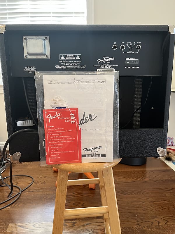 Fender Performer 650 1994-1996 - Black | Reverb